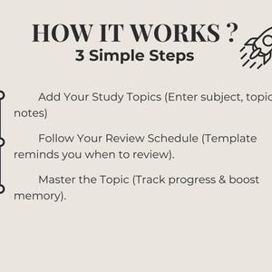 Spaced Repetition Notion Template Study Planner for Exams Student Organizer Digital Tracker ...