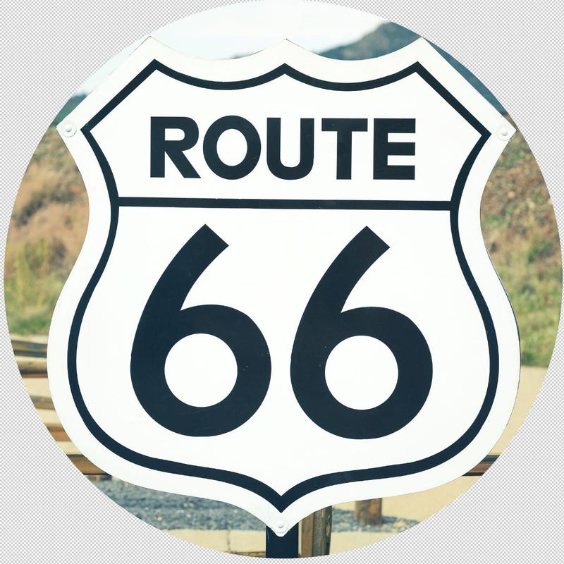 Route 66 Wall Mural - Etsy