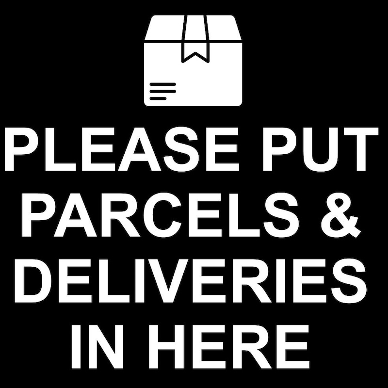 Please Leave Parcels Sign - Etsy UK