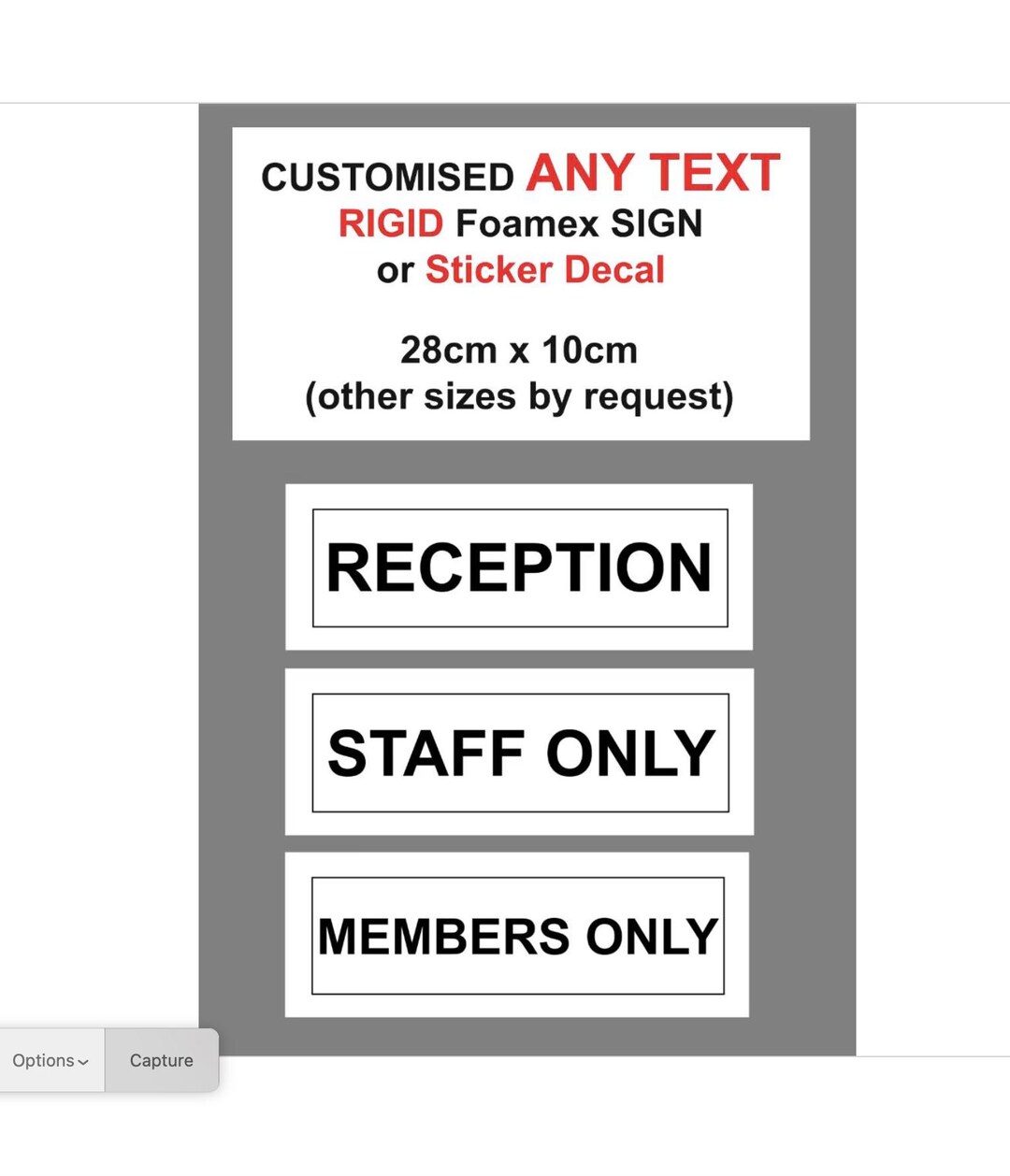 Any Bespoke Text Wording Room Sign Directors Office Director, Staff ...