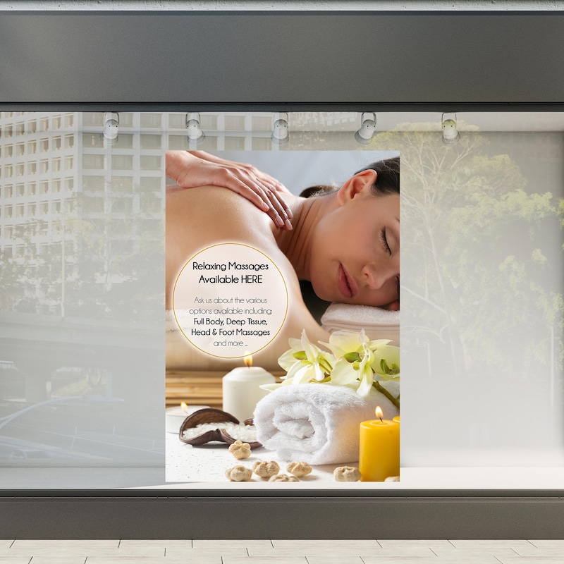 Wall Stickers Massage - Etsy