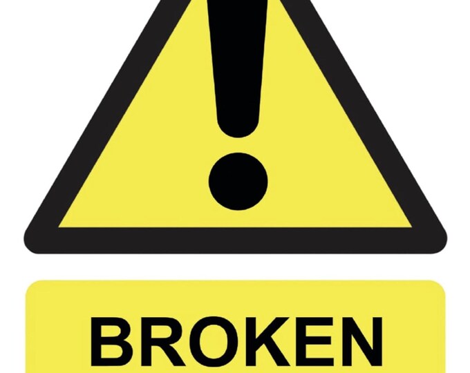 Broken Glass Health Safety Business Pub Restaurant Notice Sign Signage ...