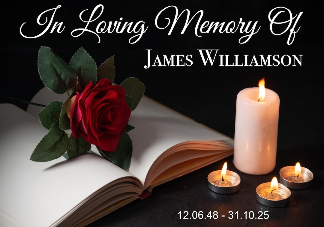 Personalised Bespoke Name Text Wording Various A Sizes in Loving Memory ...