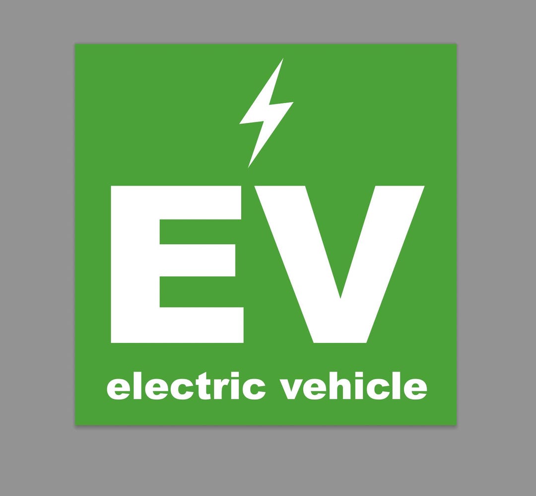 Warning Safety Electric Vehicle EV Vehicle Car Van Motorcycle External ...