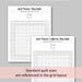 Printable Quilt Grid Planner for 8 Quilt Sizes | Quilt Graph Paper ...