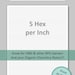 Printable HEX Grid Paper: Dnd, RPG, Wargaming, Quilting, Game Design (digital PDF Download ...