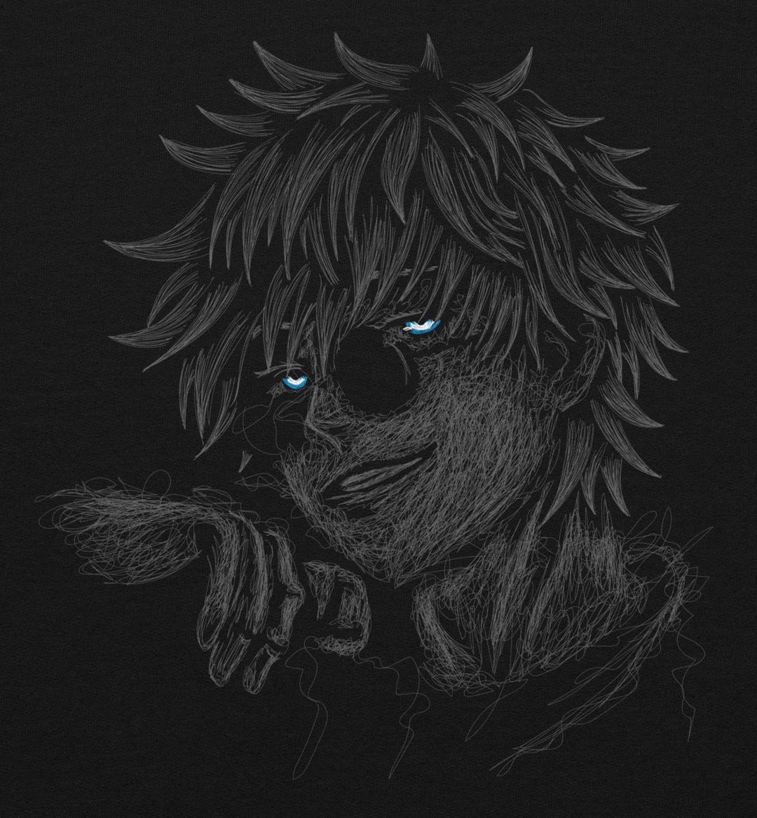 Jujutsu Kaisen Gojo Satoru Sweatshirt Expert Drawing Art, Jujutsu ...