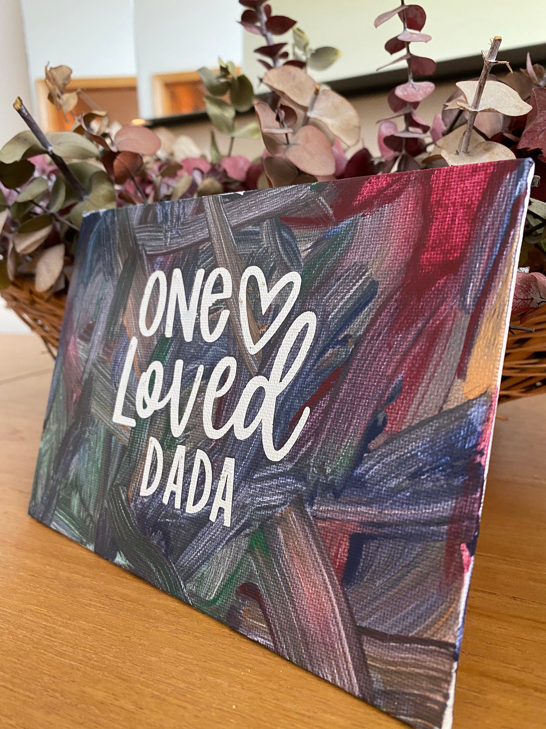 Paint and Peel Canvas Daddy Choose Size | Etsy