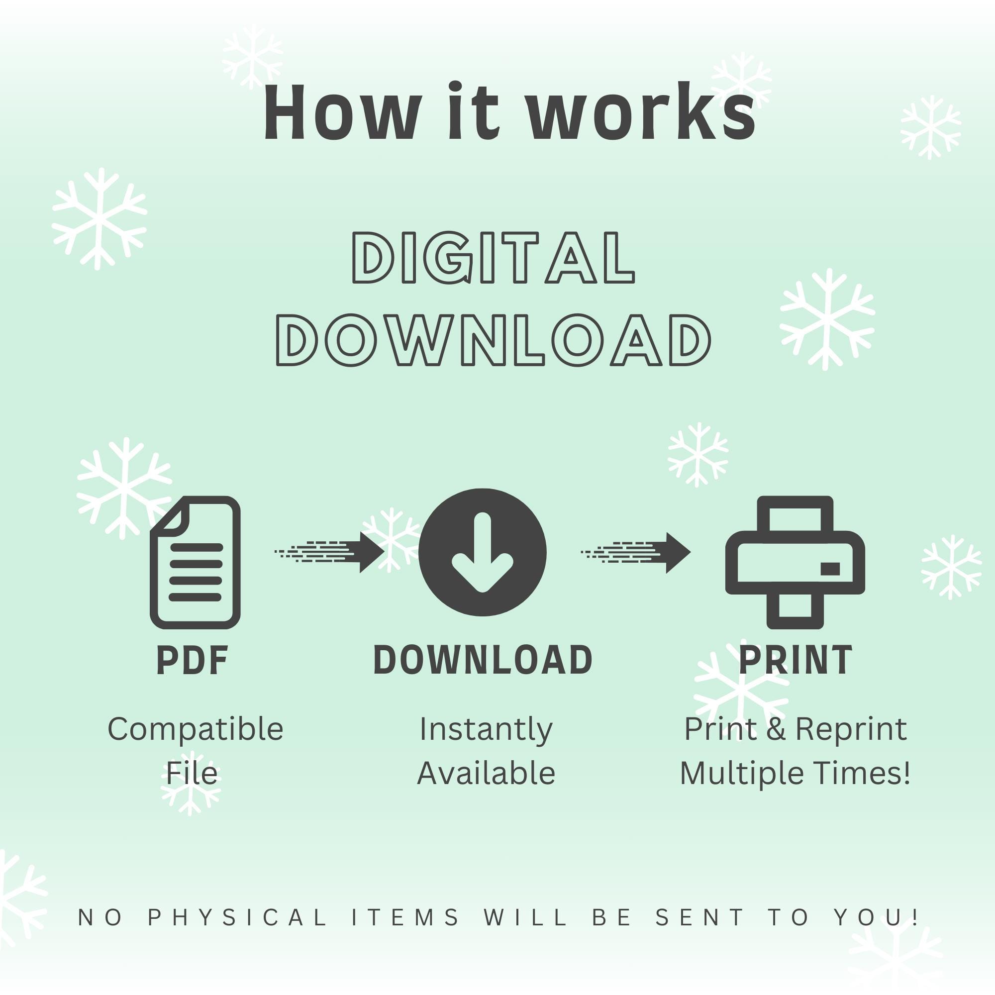 Christmas Card List | Minimalist Printable PDF | Name & Address Tracker ...