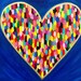 Stronger Together- Original 20x20” Acrylic Heart Painting - Etsy
