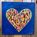 Stronger Together- Original 20x20” Acrylic Heart Painting - Etsy