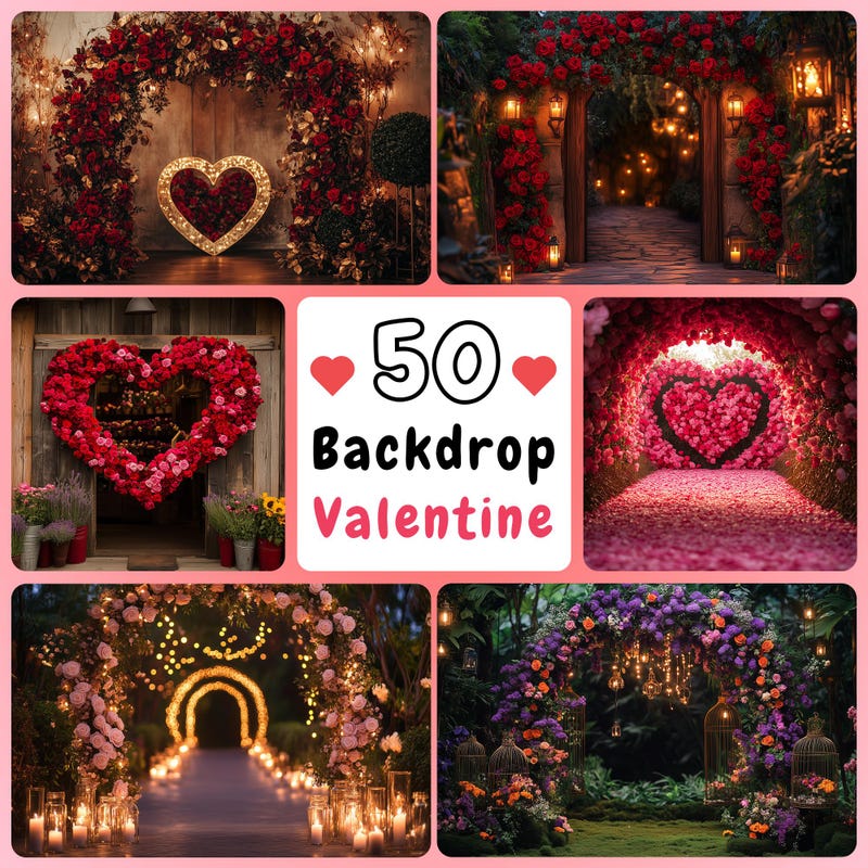 Valentines Backdrop - Etsy