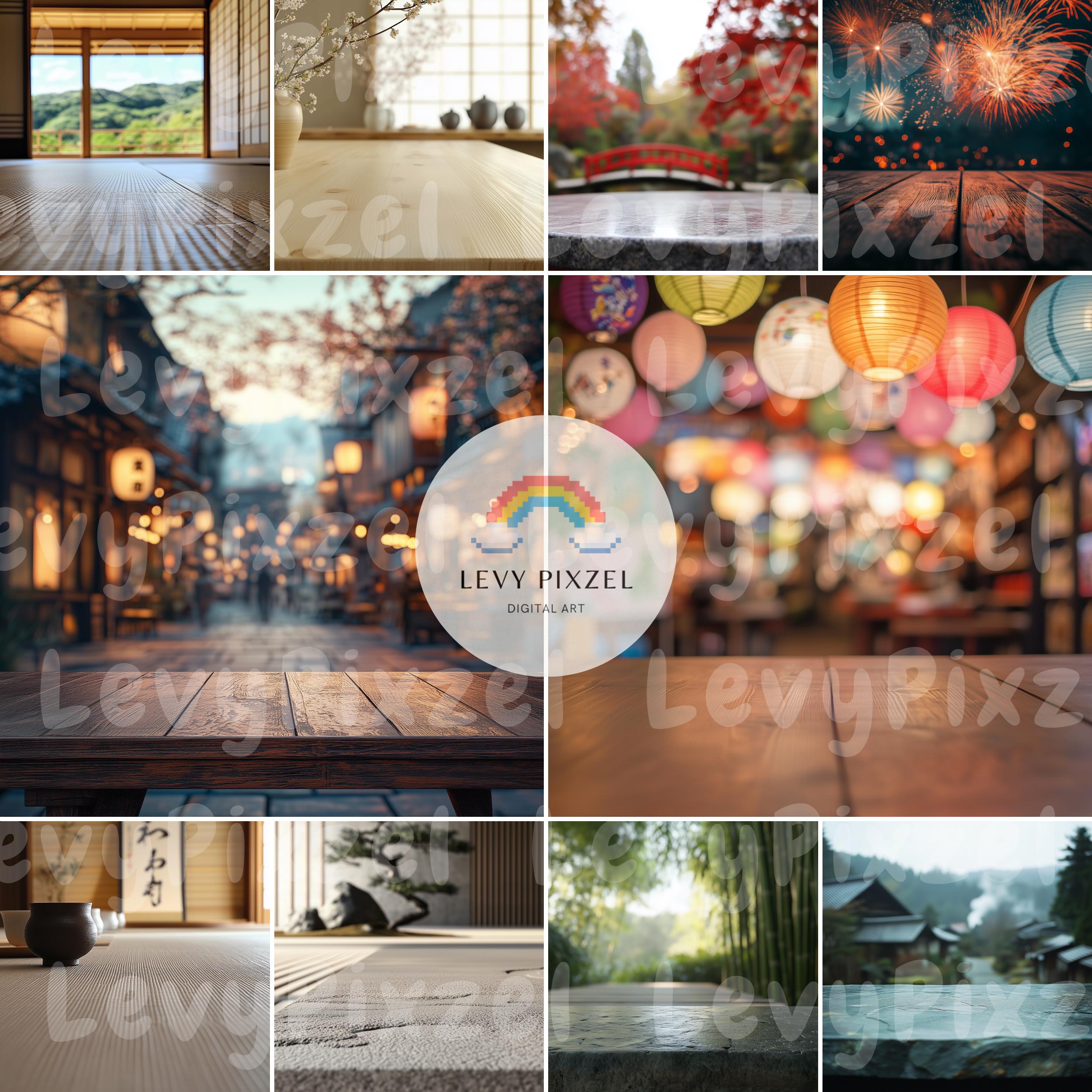 Japanese Mockup Backgrounds - Product Display (50 PNG, 2048x2048 Px) - Etsy