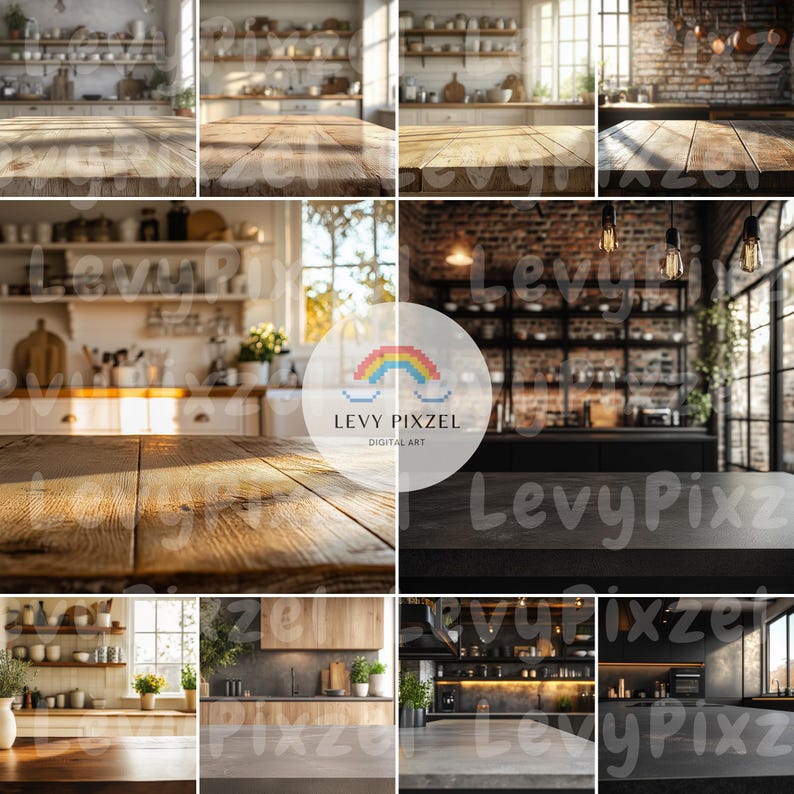 150 Kitchen Mockup Background, Table Background, Kitchen Table PNG ...