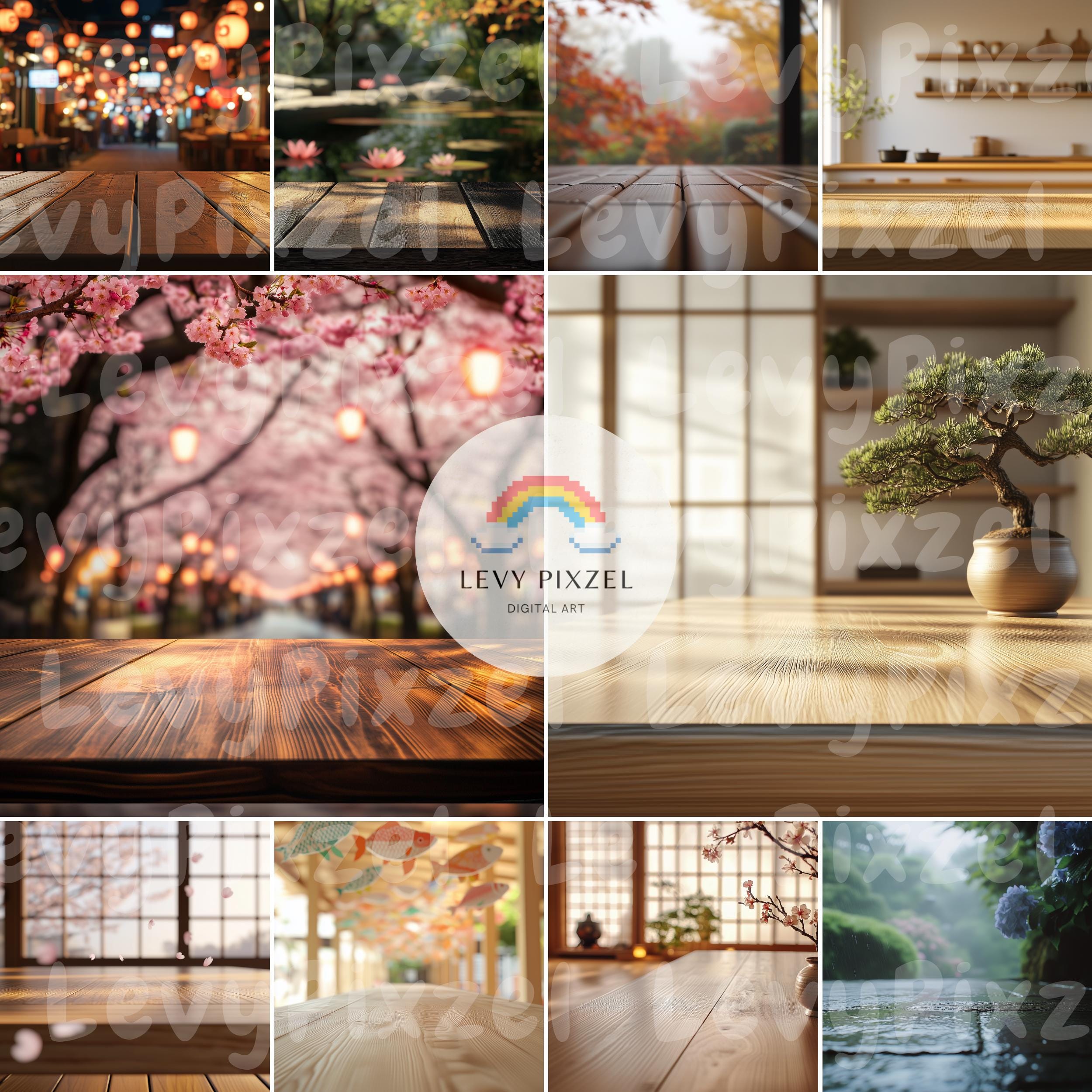 Japanese Mockup Backgrounds - Product Display (50 PNG, 2048x2048 Px) - Etsy