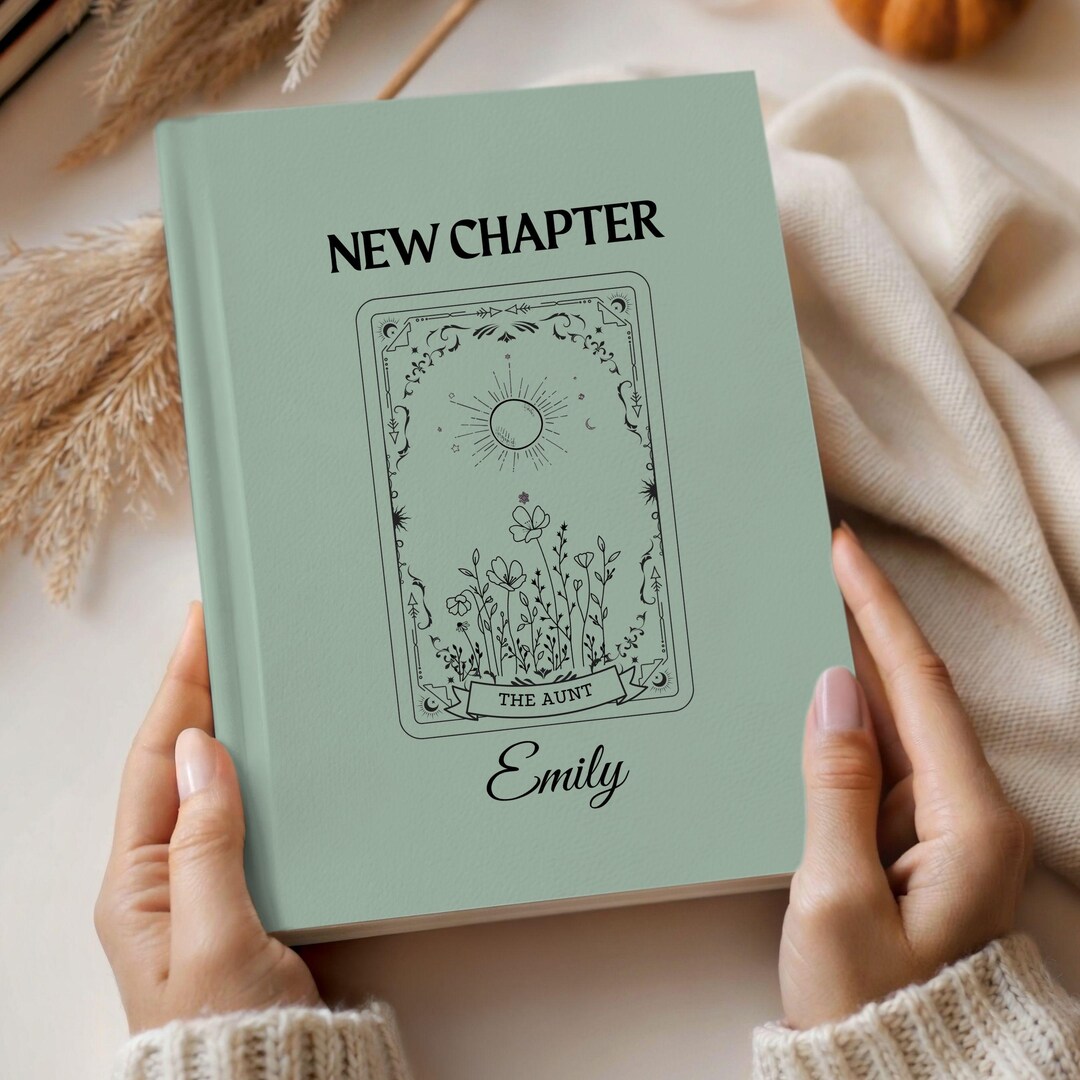 Personalized Aunt Journal, Celestial Tarot Card Auntie Keepsake - Etsy