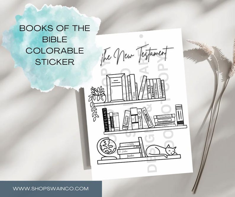 Books of the Bible Reading Tracker Digital Download - Etsy