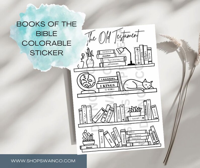 Books of the Bible Reading Tracker Digital Download - Etsy