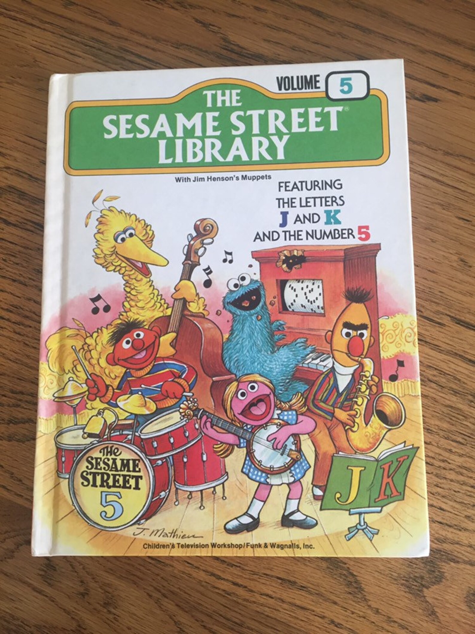 Volume 5 of the Sesame Street Library, Vintage Children's Book ...