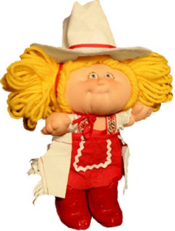 Items similar to soft sculpture doll pattern cowgirl on Etsy