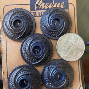 Vintage 1930-1940s Prevue Buttons - Card Set of 5, 7 or 10 - Etsy