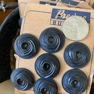 Vintage 1930-1940s Prevue Buttons - Card Set of 5, 7 or 10 - Etsy
