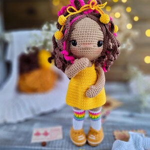 Crochet Pattern for Eva the Doll Amigurumi English PDF File - Etsy