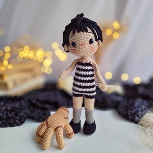 Crochet Wednesday With Thing Pattern, Amigurumi Addams Family Crochet ...