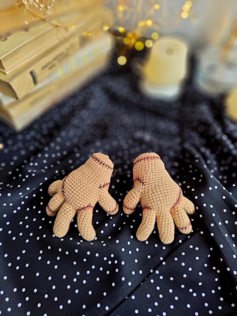 Crochet Thing Pattern Wednesday Hand, Amigurumi Addams Family ...
