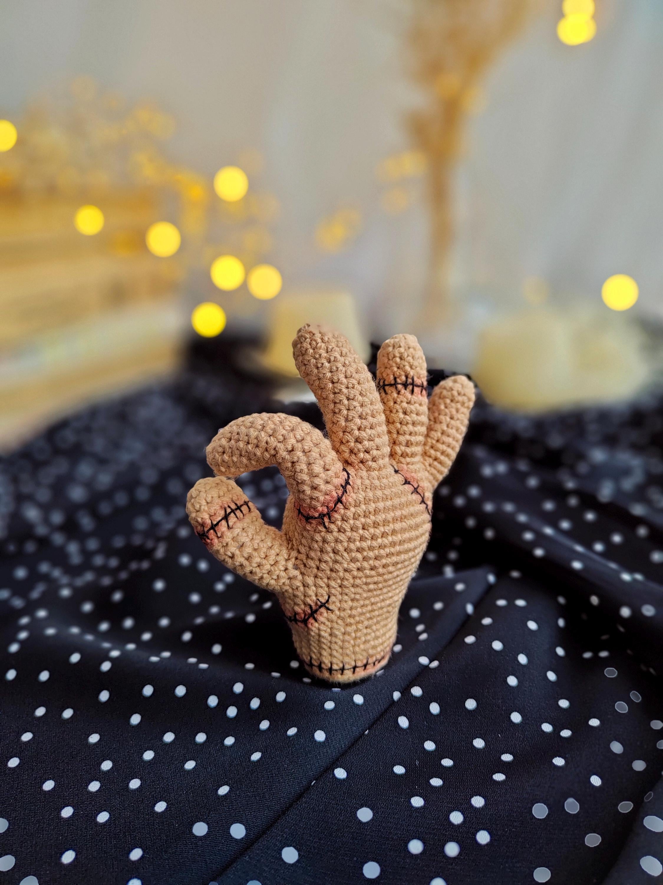 Crochet Thing Pattern Wednesday Hand, Amigurumi Addams Family ...