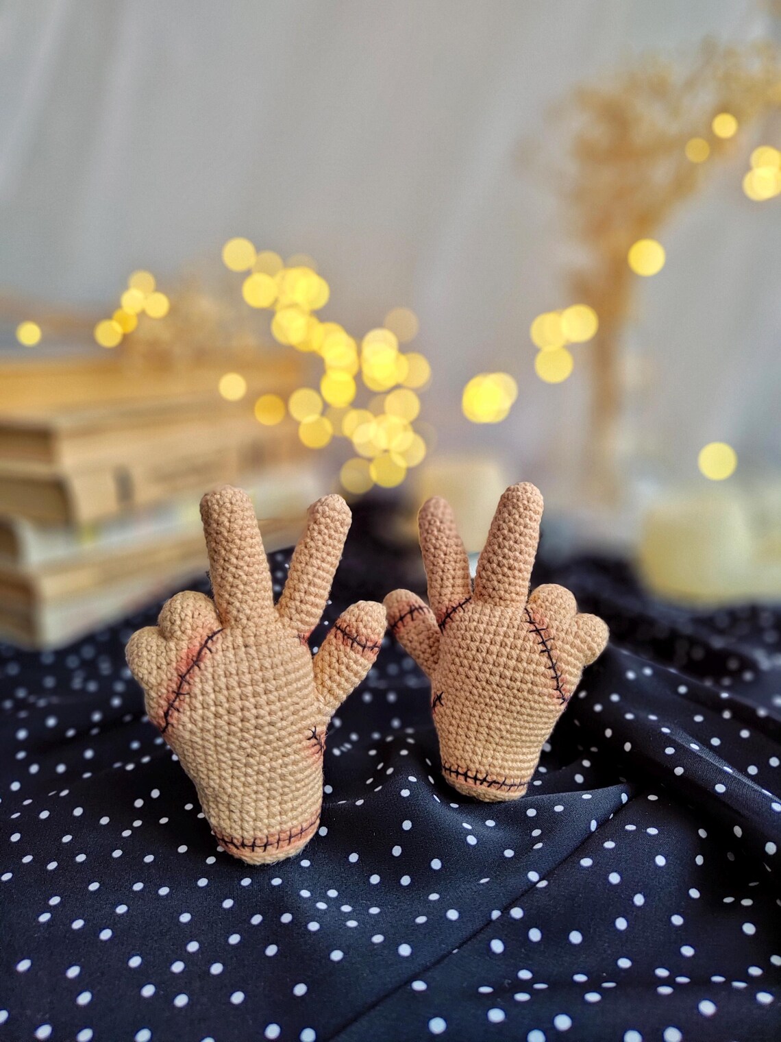 Crochet Thing Pattern Wednesday Hand, Amigurumi Addams Family ...