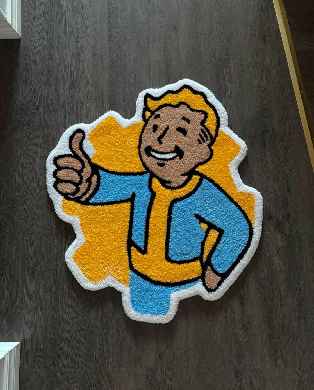 Fallout Shelter Tufted Design , Bath Rug , Gamer Gift , Tufting Wool ...