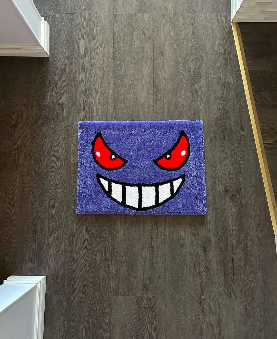 Gengar Tufted Design , Bath Rug , Gamer Gift , Tufting Wool Rug ...