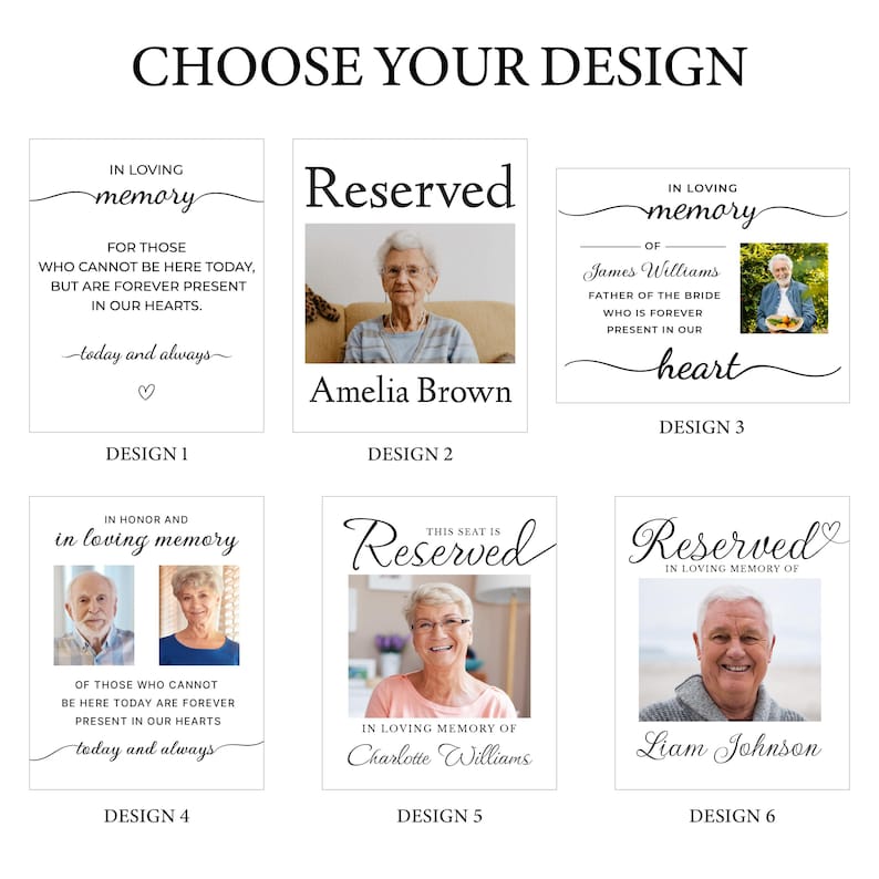 Personalized Memorial Plaque, Reserved Memorial Sign, Celebration of ...