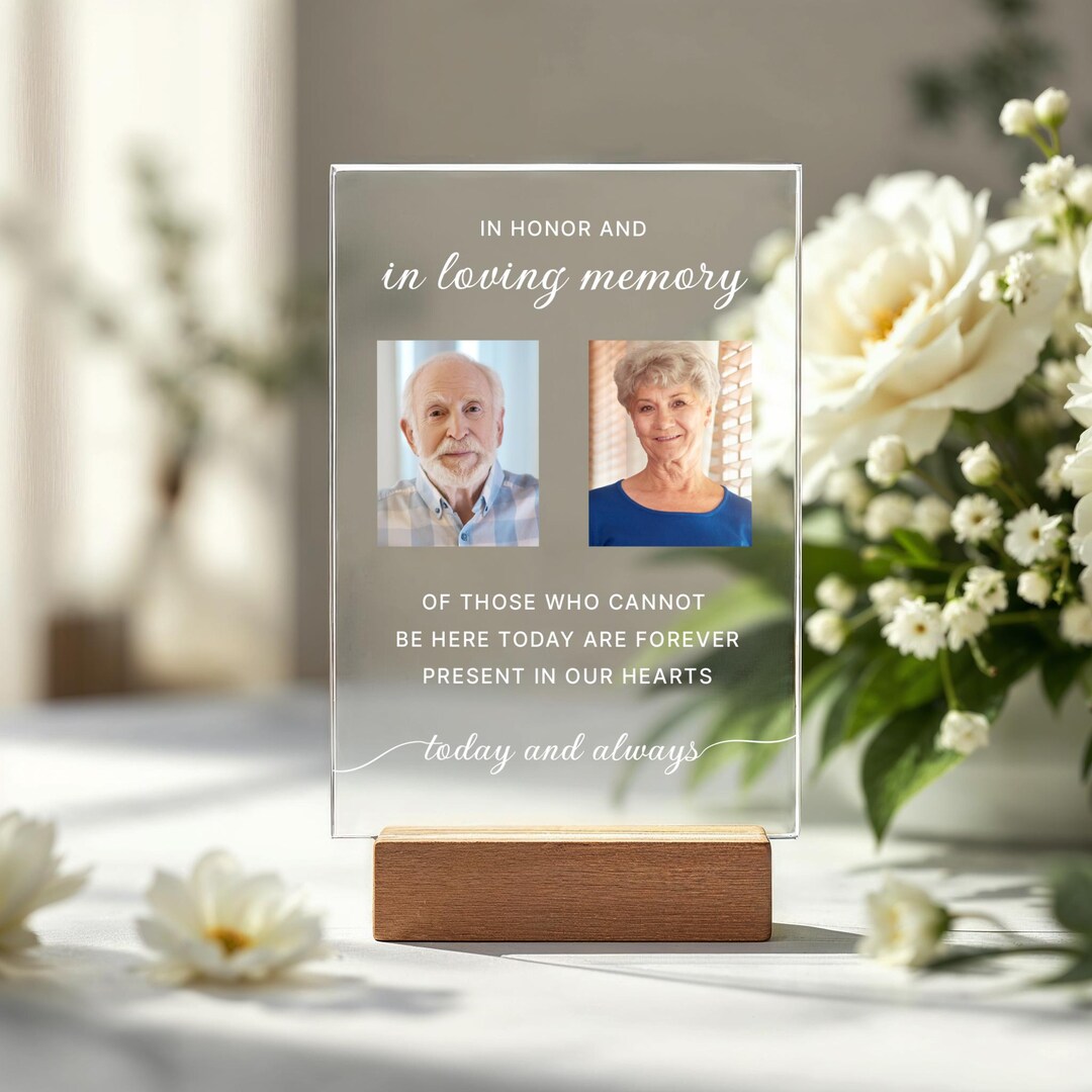 Personalized Memorial Plaque, Reserved Memorial Sign, Celebration of ...