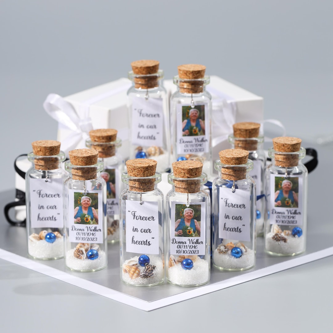 Celebration of Life Favors, Funeral Photo Favors for Loss of Mom ...