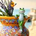 Resin Frog Ornament – Hanging Garden Statue for Planter Decor - Etsy