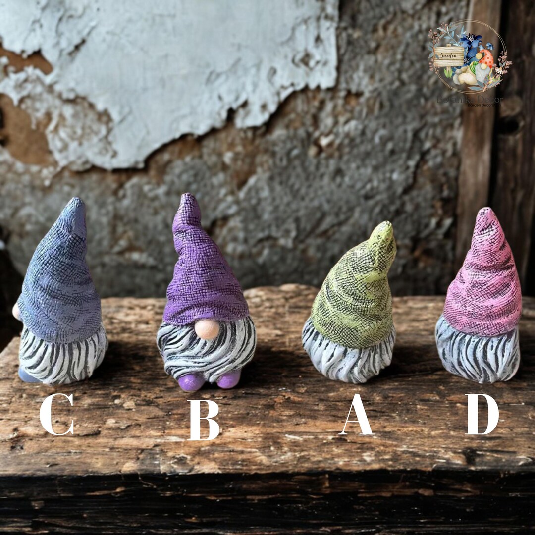 Resin Cheeky Garden Gnome Statue – Colorful Whimsical Decor - Etsy