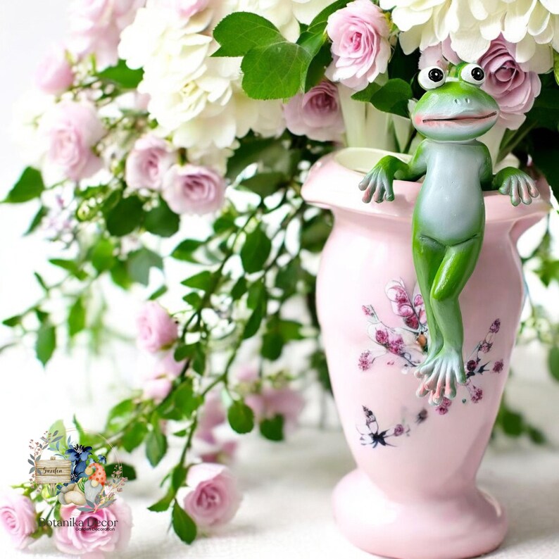 Resin Frog Ornament – Hanging Garden Statue for Planter Decor - Etsy