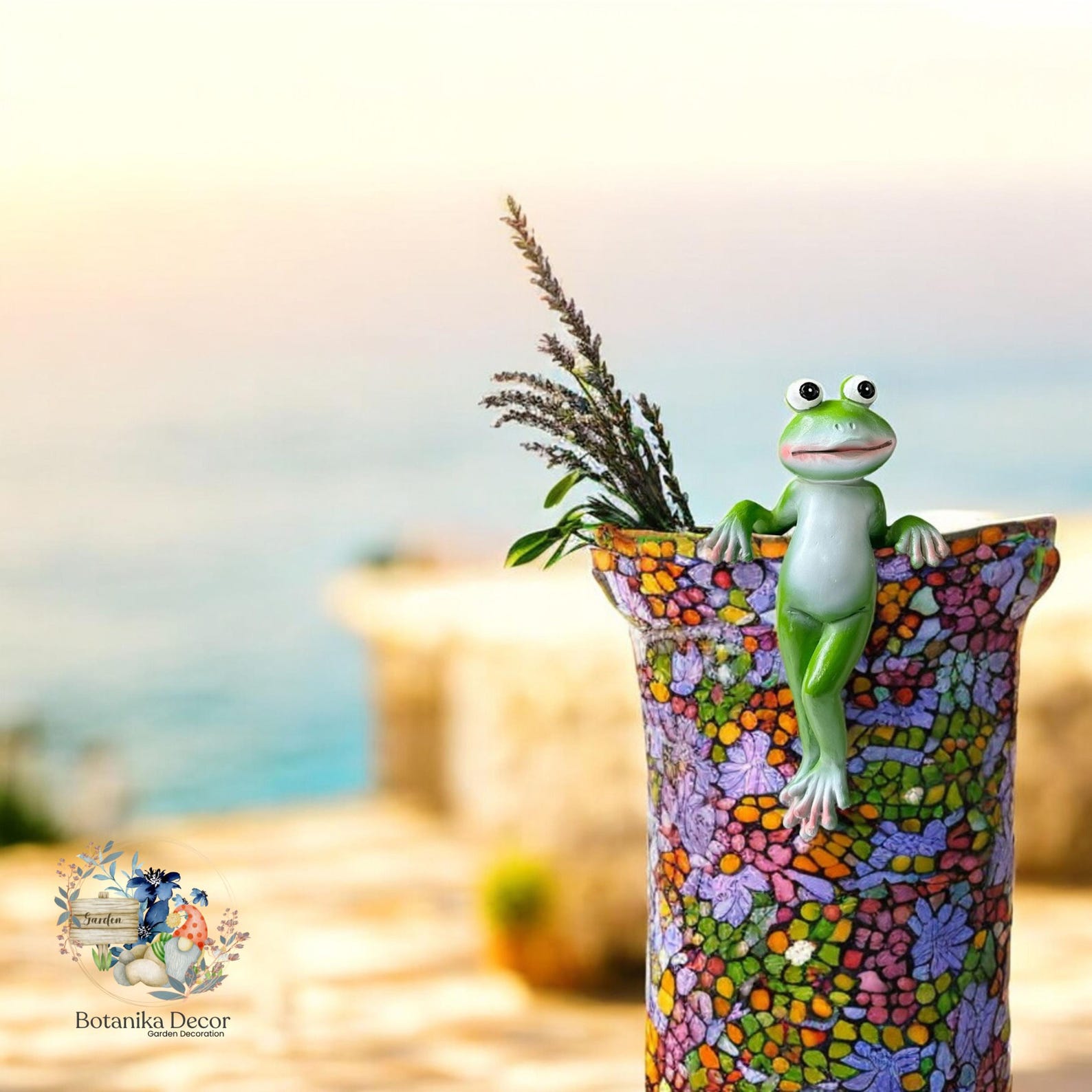 Resin Frog Ornament – Hanging Garden Statue for Planter Decor - Etsy
