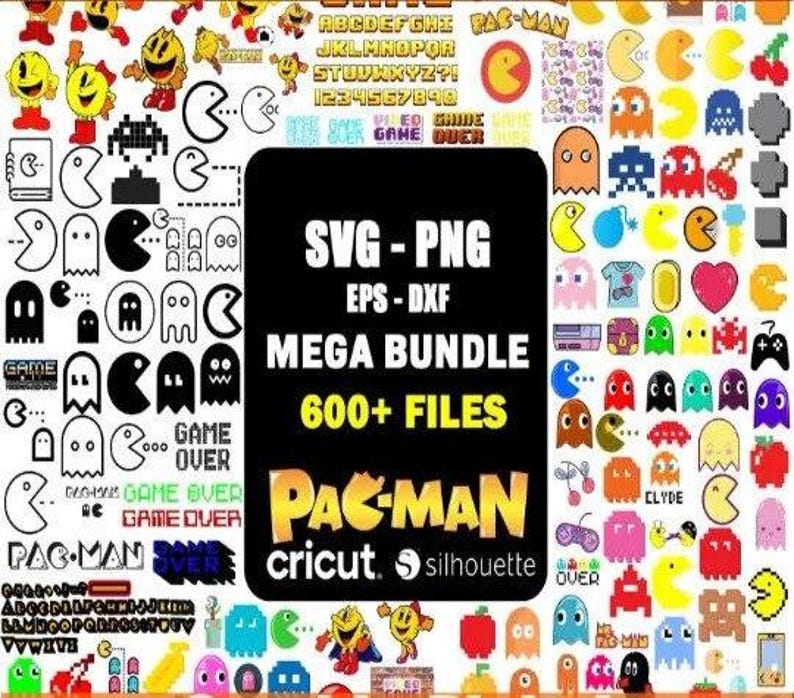 Bundle Layered Svg, Clipart, Svg for Cricut, Retro Game Svg, Game Over ...