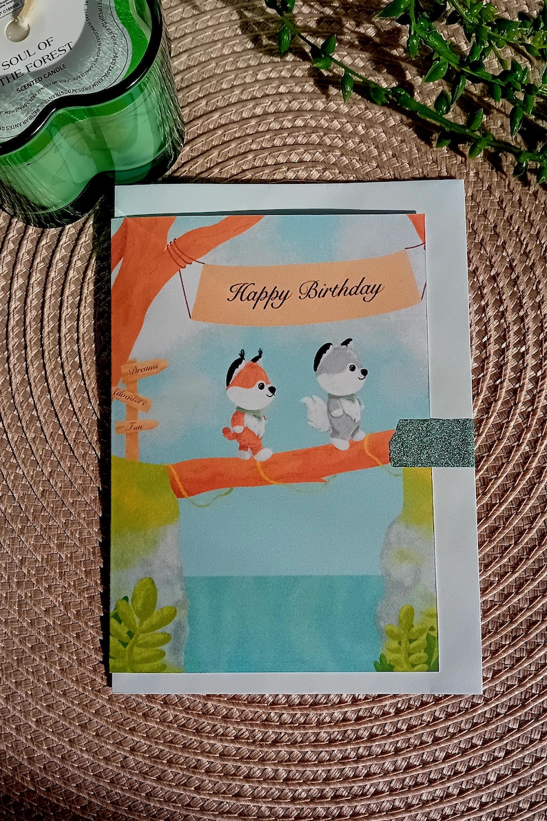 Oisín Forest Birthday Card - Etsy
