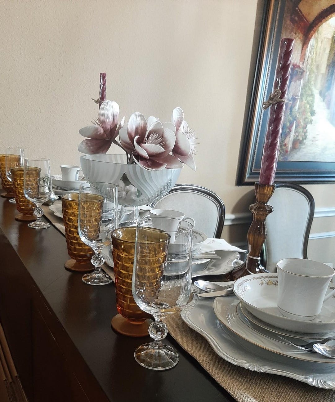Magnolia Dinner Tablescape - Etsy