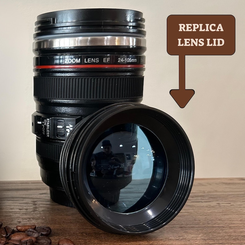 Camera Lens Realistic Mug | Coffee Cup | Photographer Gift ...