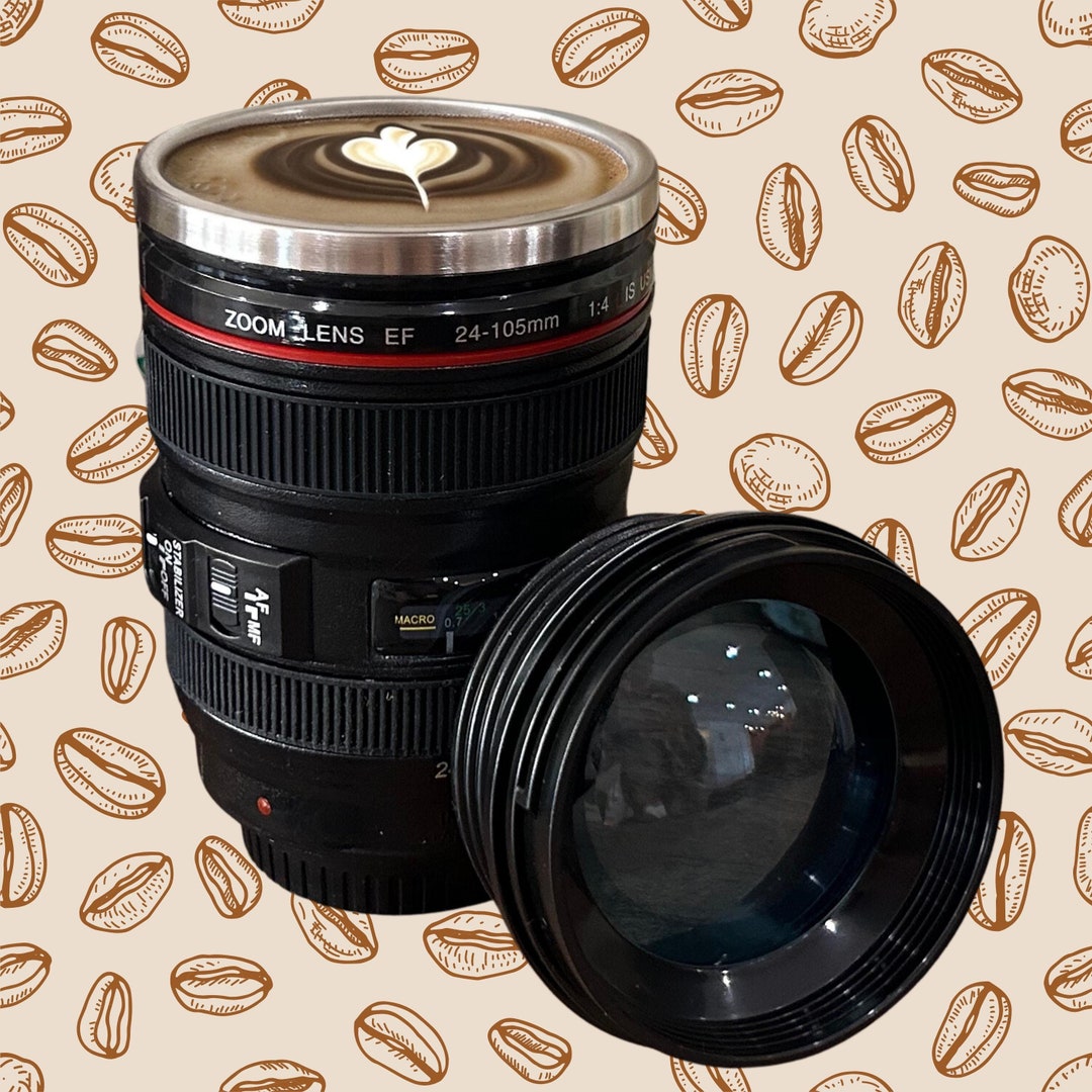 Camera Lens Realistic Mug | Coffee Cup | Photographer Gift ...