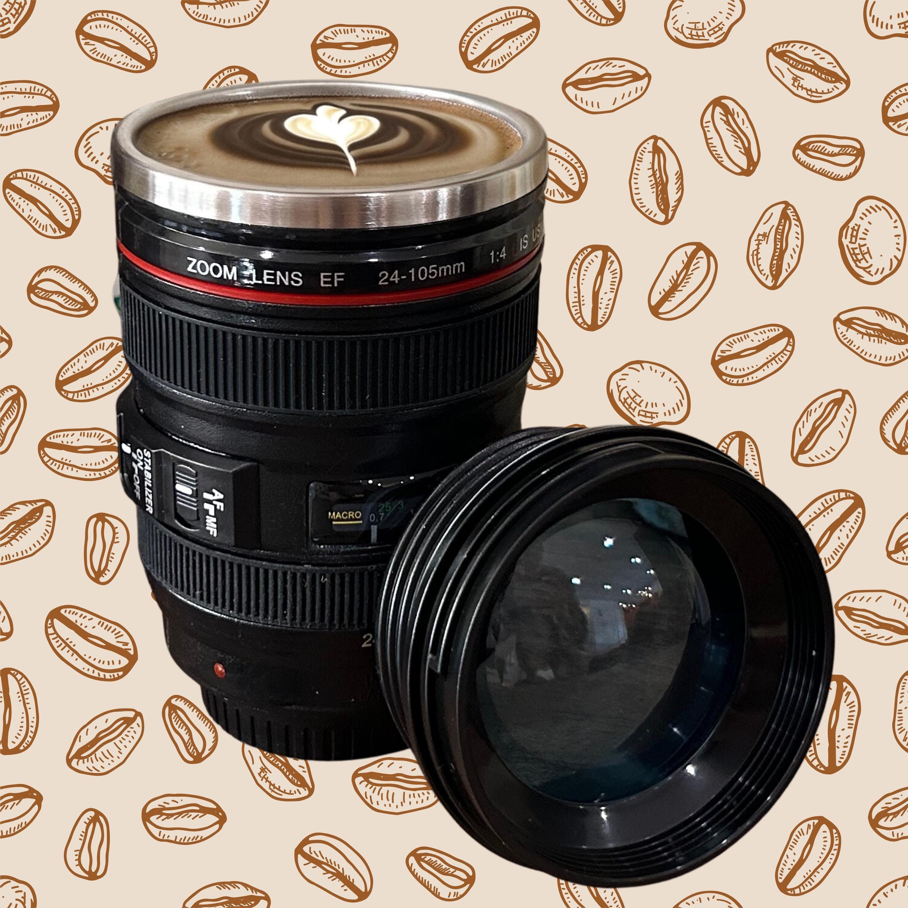 Camera Lens Realistic Mug | Coffee Cup | Photographer Gift ...