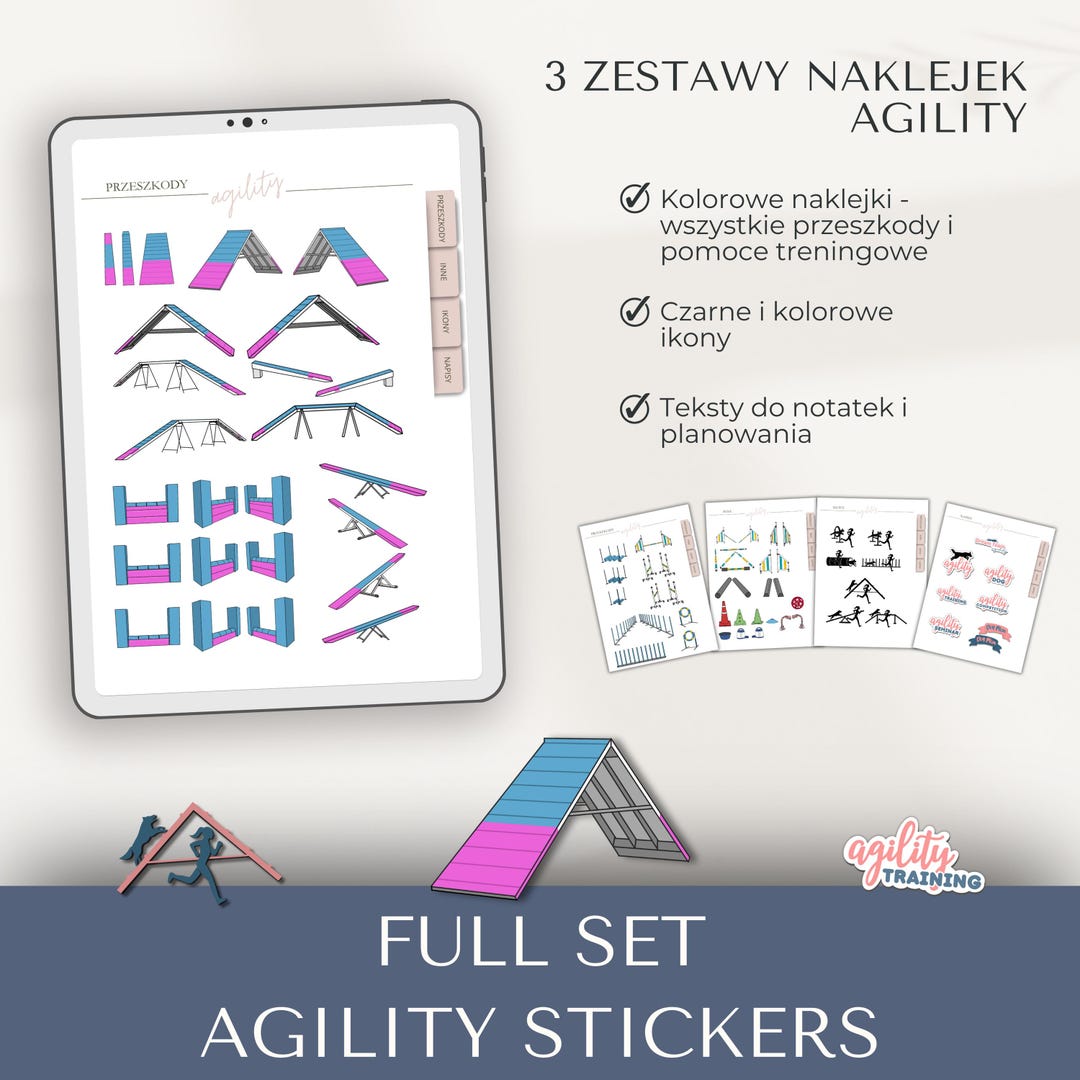 Agility Dog | Agility Stickers | Digital Stickers | Stickers PNG ...
