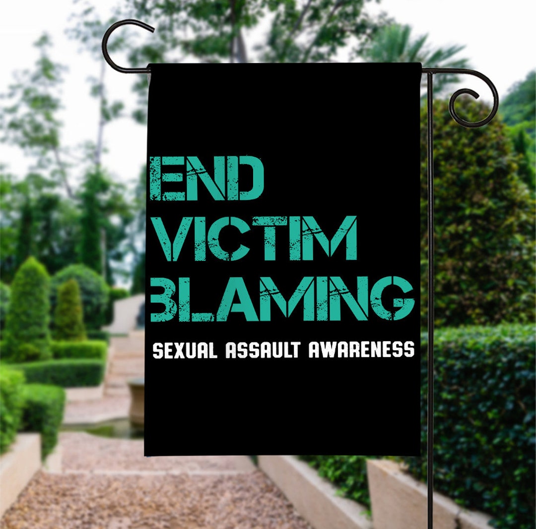 Retro Sexual Assault Garden Flag, Awareness Gifts, Sexual Abused ...