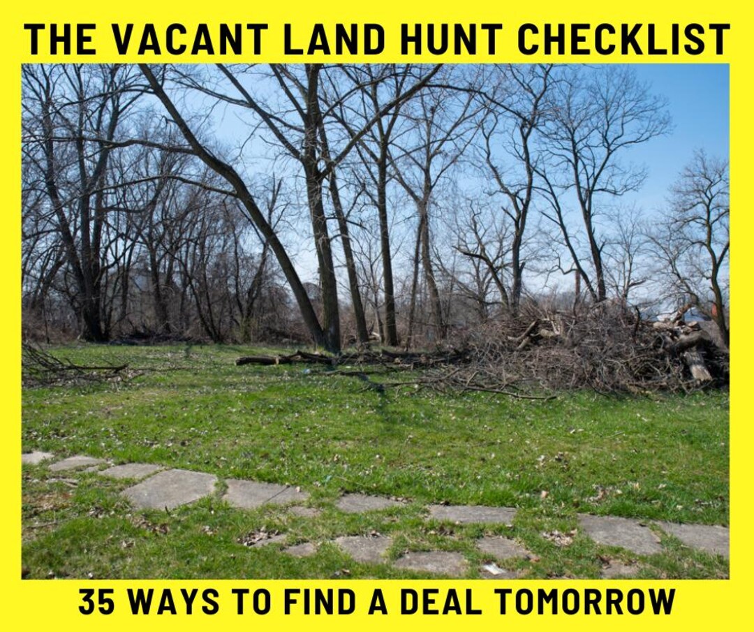 Vacant Land Investing Checklist | Digital Products Bundle | Real Estate ...