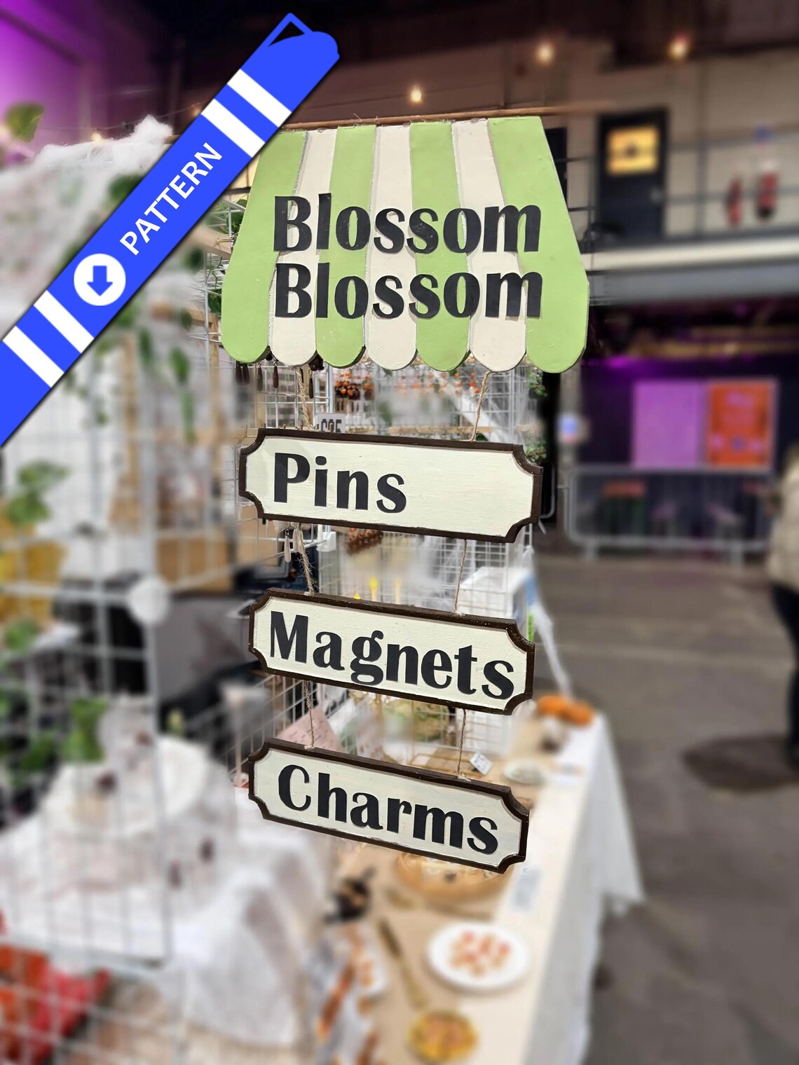 3D Hanging Sign for Stalls, Markets and Events - Pattern + STL Files ...
